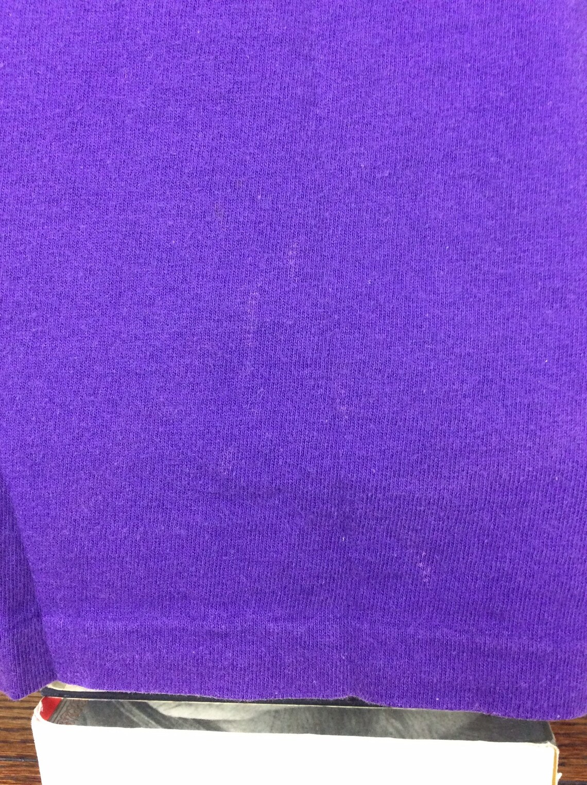 Vtg 90s Tultex Plain Purple Pocket T-shirt L/XL Blank Single Stitch ...