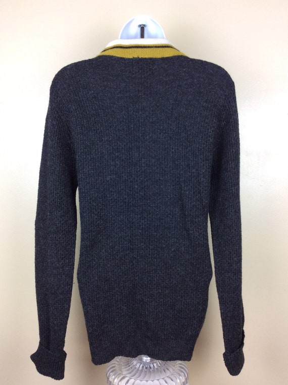 Vtg 40s Rugby Knitting Mills V-Neck Sweater Women’s S… - Gem