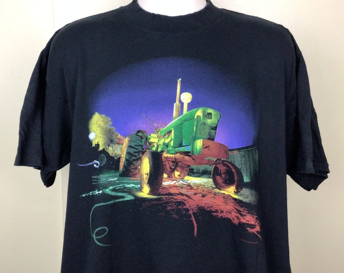 Vtg 1996 the Tractors Band T-shirt Black XL 90s Country Music Concert ...