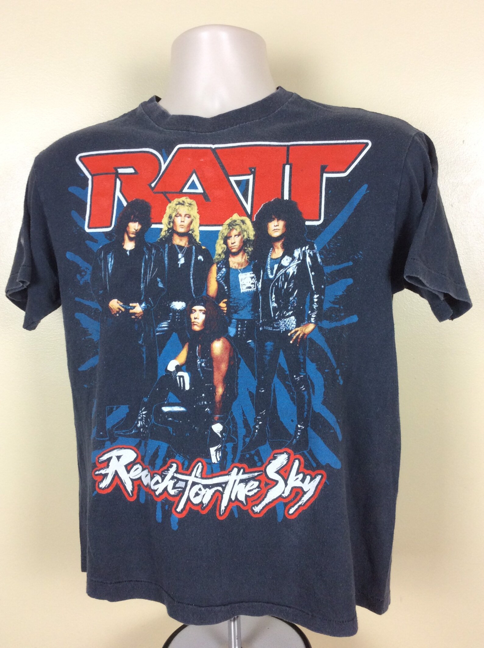Vtg 1989 Ratt Reach For The Sky Concert T-Shirt Black M/L 80s | Etsy