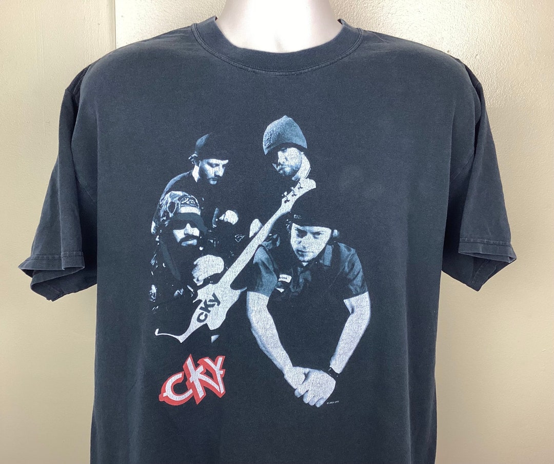 Vtg 2004 CKY Silence is Deafening T-shirt Black L Y2K Jackass Bam ...
