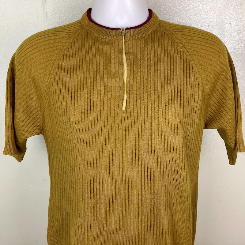 70s Men Quarter Zip - Etsy