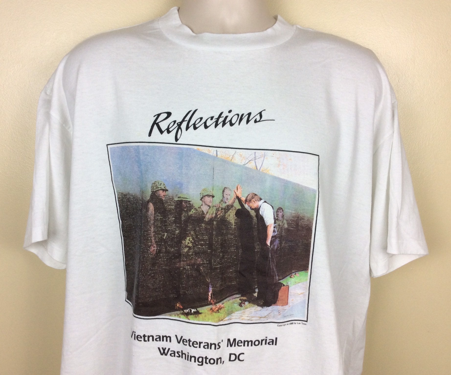 Vietnam War Memorial Painting Lee Teter