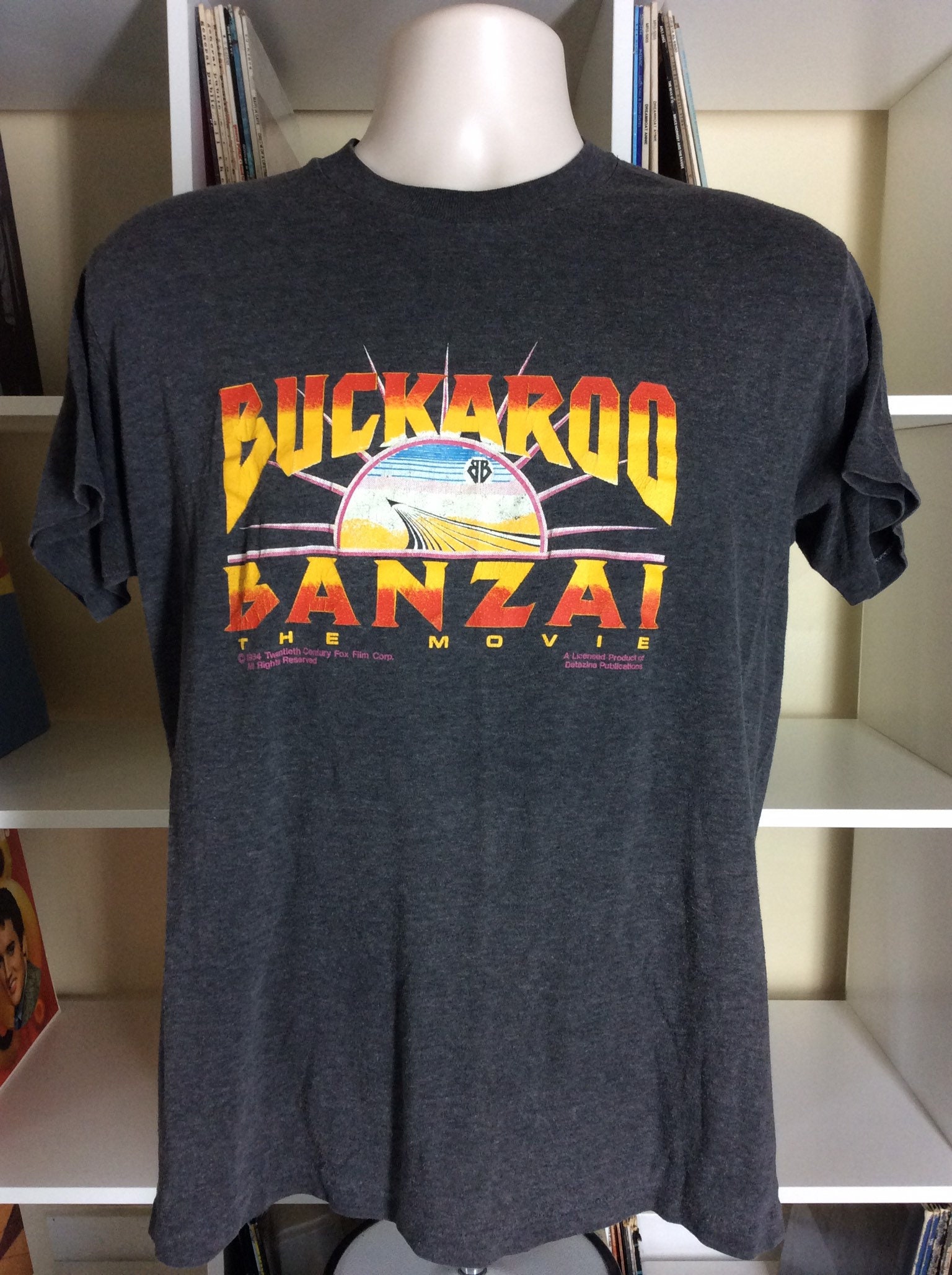 Vtg 1984 Buckaroo Banzai T-shirt Gray M/L 80s Sci Fi Cult | Etsy