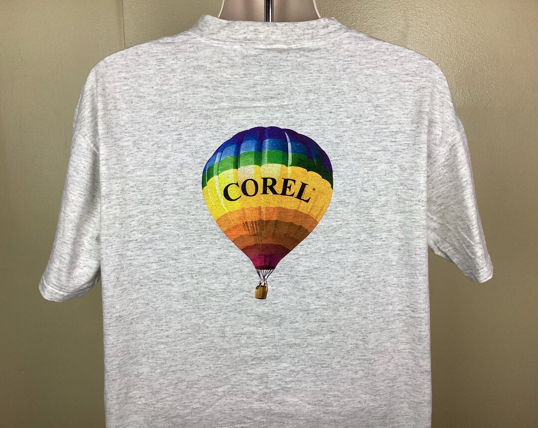 Vintage Corel Draw 7 T-shirt 90s Graphic Design Software PC Computer ...