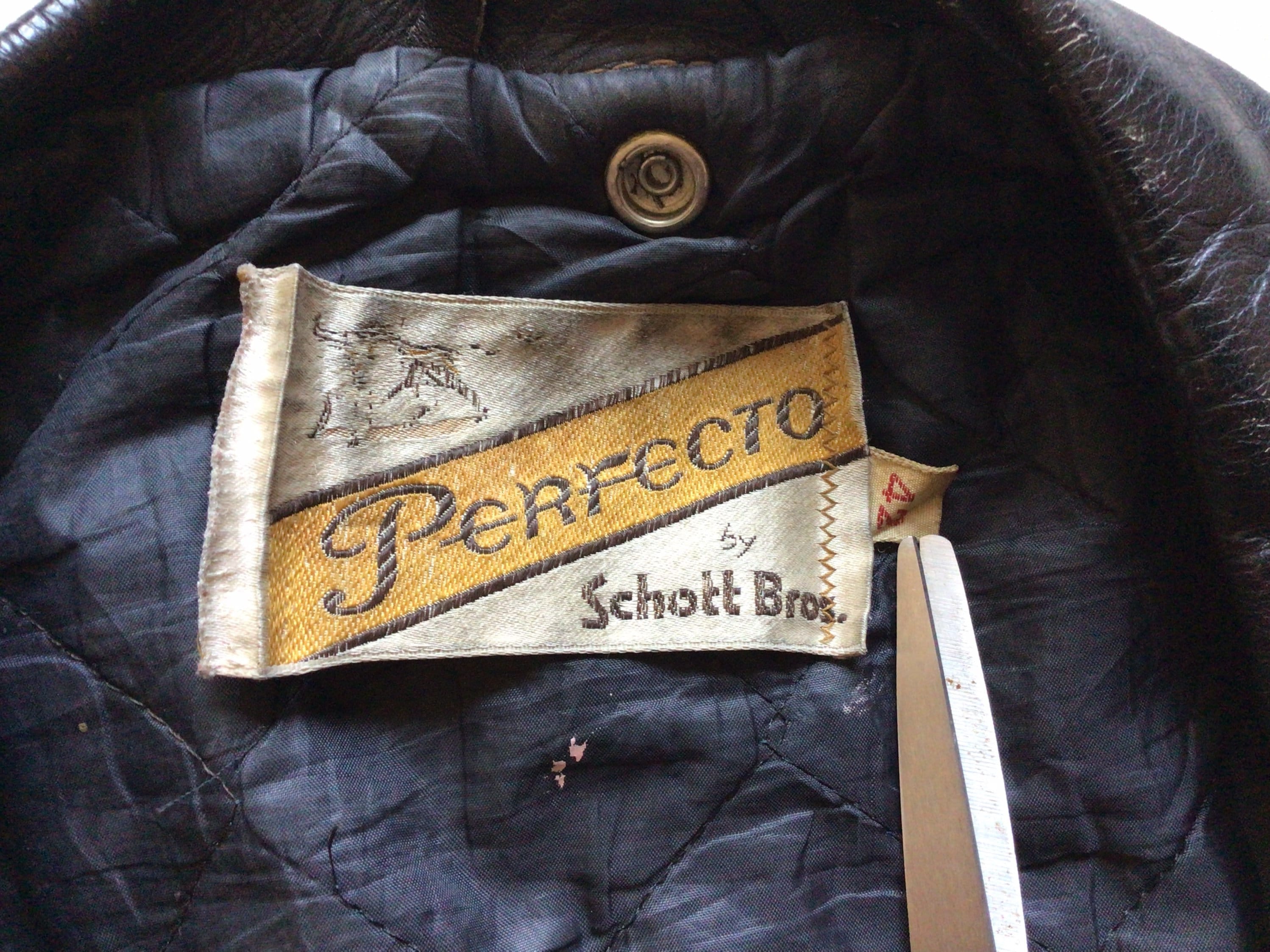 Vtg 70s 80s Schott Perfecto Leather Motorcycle Jacket Black Vtg 70s 80s Schott Perfecto Leather Motorcycle Jacket Black