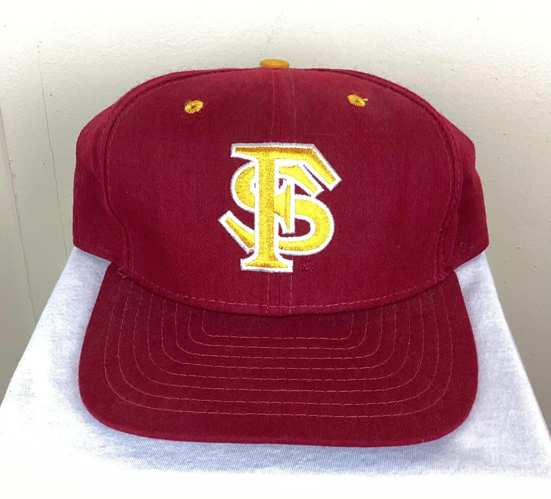 Vtg 90s New Era Florida State University Snapback Hat Low Profile Made ...