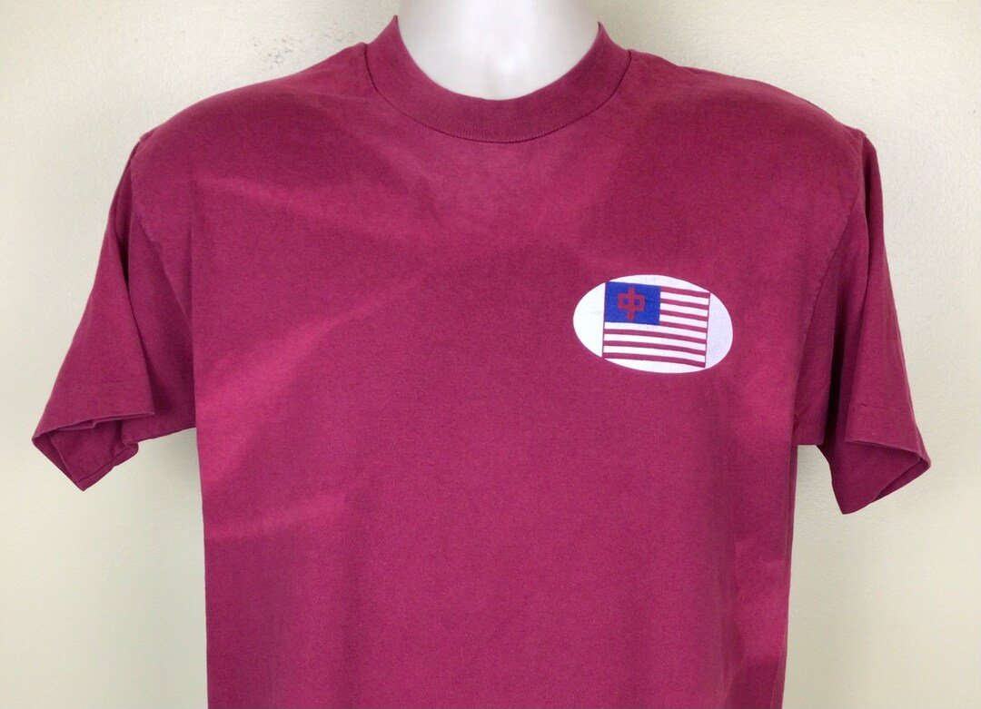 Vtg 90s Down by Law T-shirt Maroon L Punk Rock Band Flag - Etsy