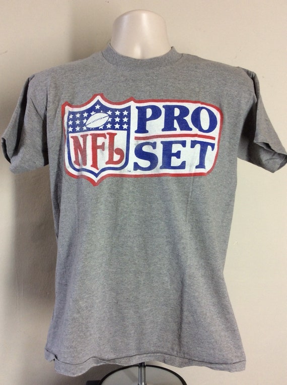 Vtg Early 90s Pro Set NFL Football Cards T-Shirt Heat… - Gem