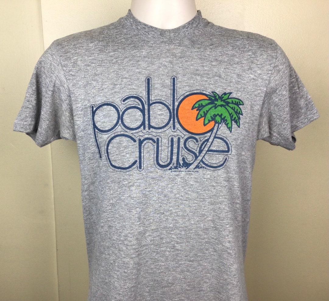 Vtg 1976 Pablo Cruise T-shirt Heather Gray S 70s Classic Yacht Rock Band - Etsy