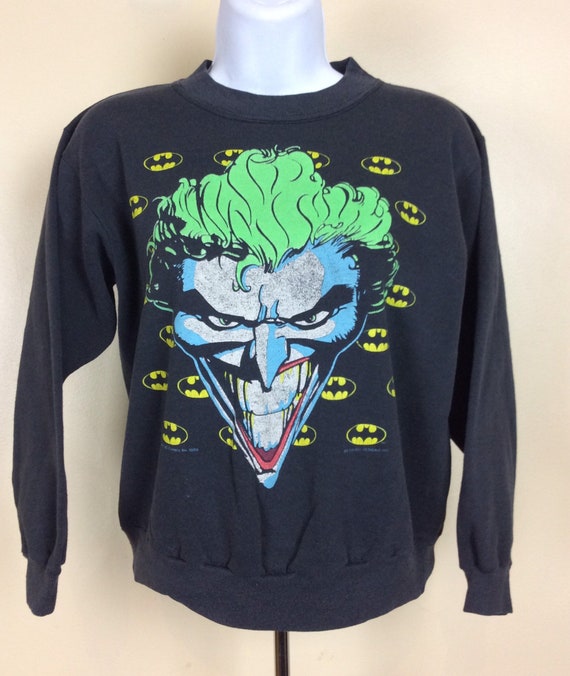 ヴィンテージ 1989 バットマン ジョーカー スウェットシャツ ヴィンテージ 1989 バットマン ジョーカー スウェットシャツ