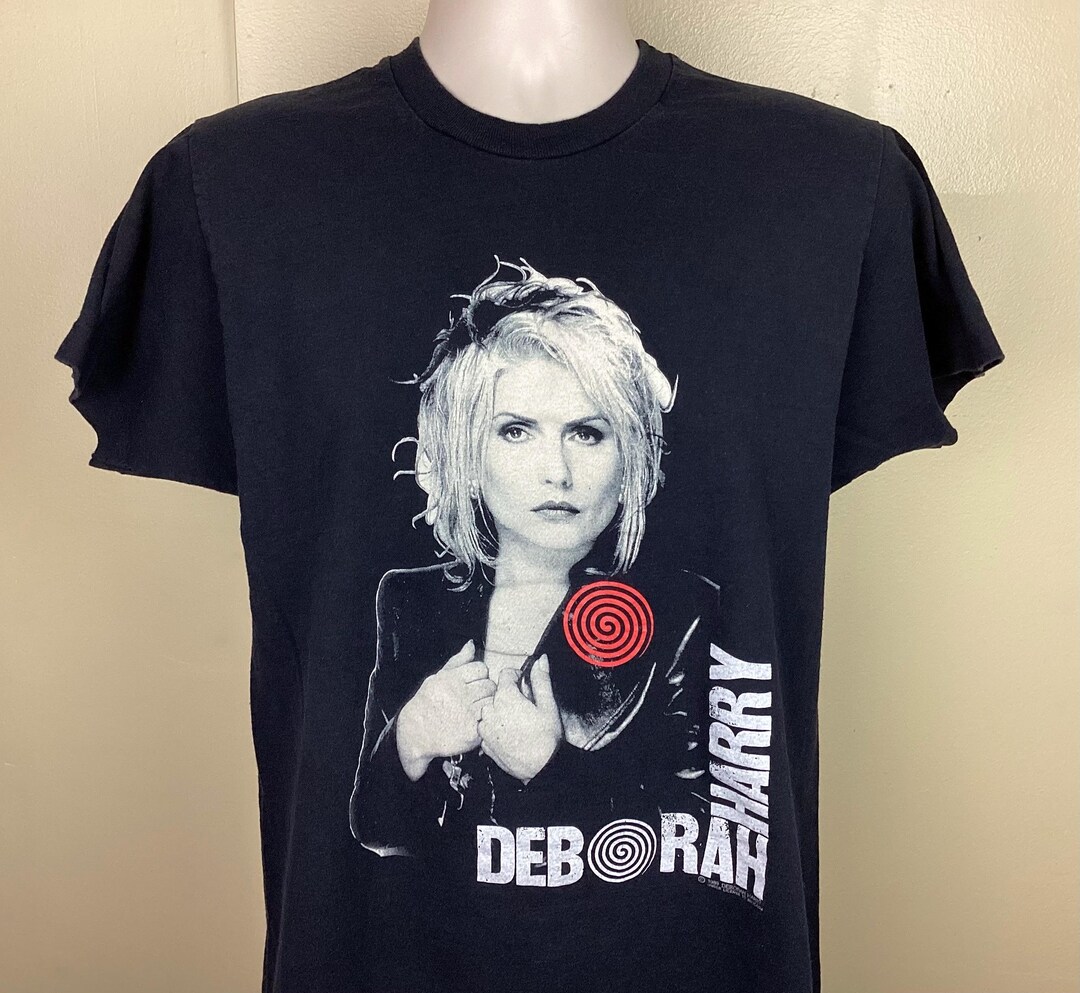 Vtg 1989 Deborah Harry Concert T-shirt Black M/L 80s Blondie Debbie ...
