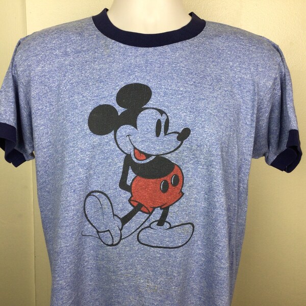 Mickey Mouse Ringer T Shirt - Etsy