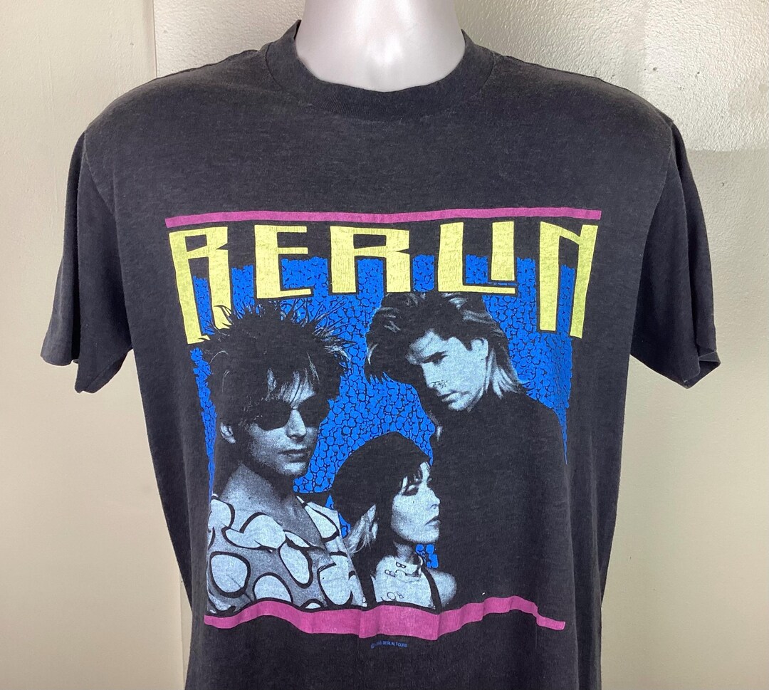 Vtg 1986 Berlin Count Three and Pray Tour Concert T-shirt Black M/L 80s ...