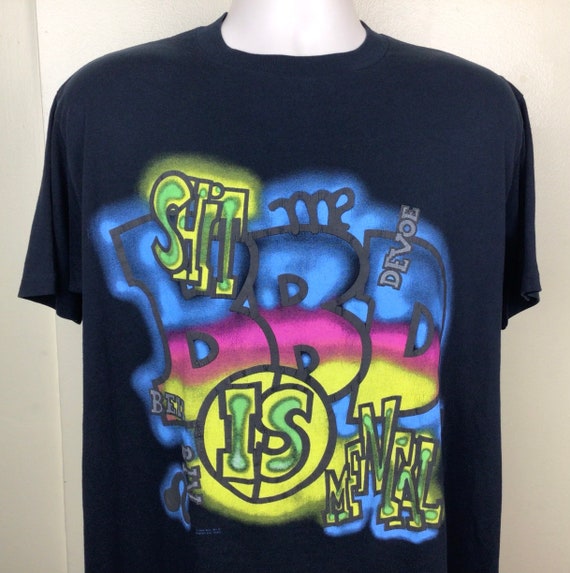 Vtg 1990 Bell Biv Devoe BBD Concert T-Shirt Black L 9… - Gem