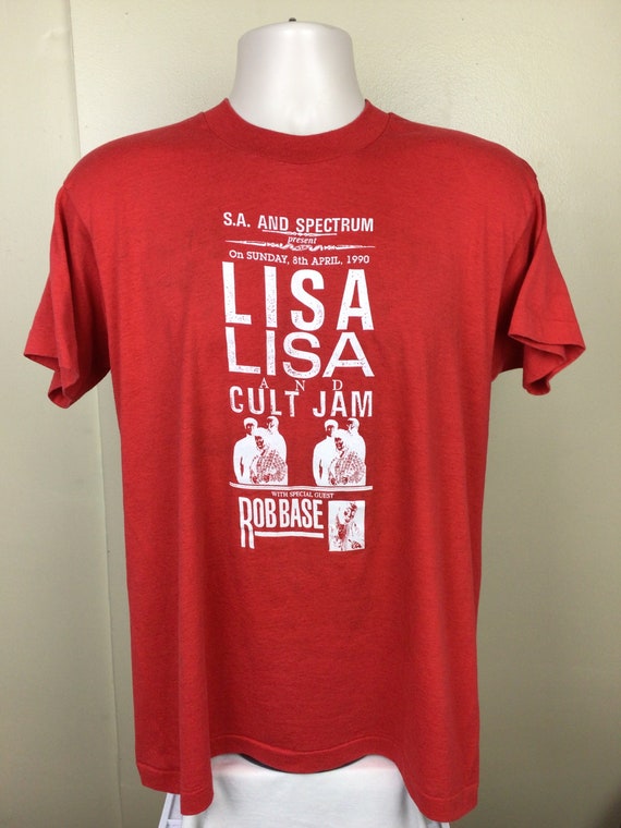 Vtg 1990 Lisa Lisa And Cult Jam Rob Base Concert T-Sh… - Gem