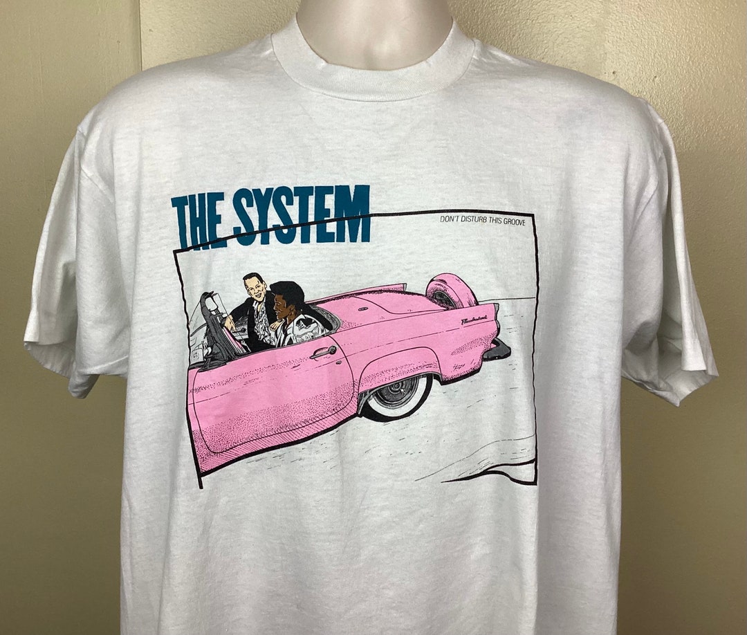 Vtg 1987 the System Don't Disturb This Groove T-shirt White L/XL 80s ...