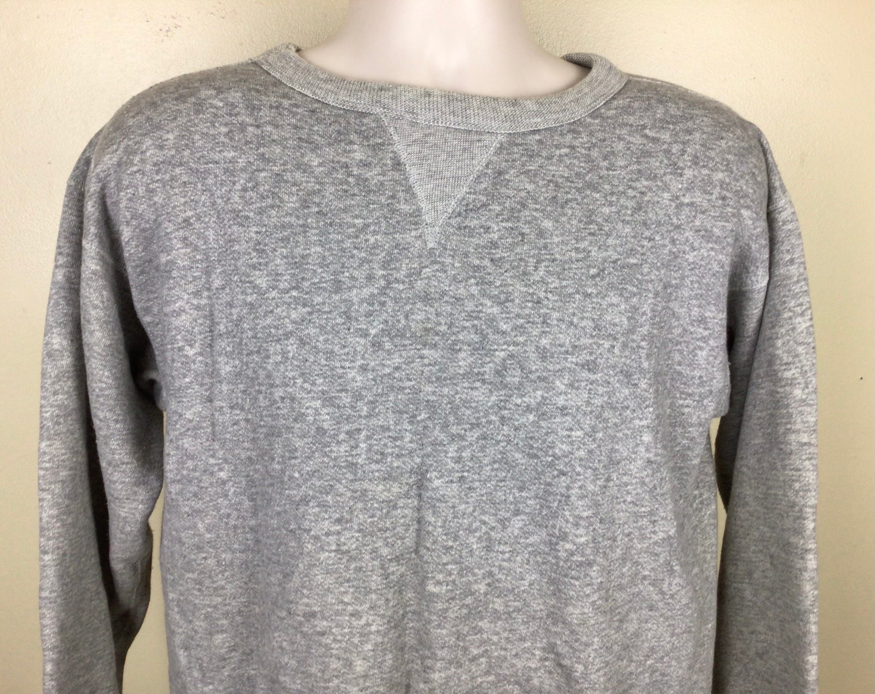 Vtg 60s Hanes Hanesport Plain Heather Gray Raglan Crewneck Vtg 60s Hanes Hanesport Plain Heather Gray Raglan Crewneck