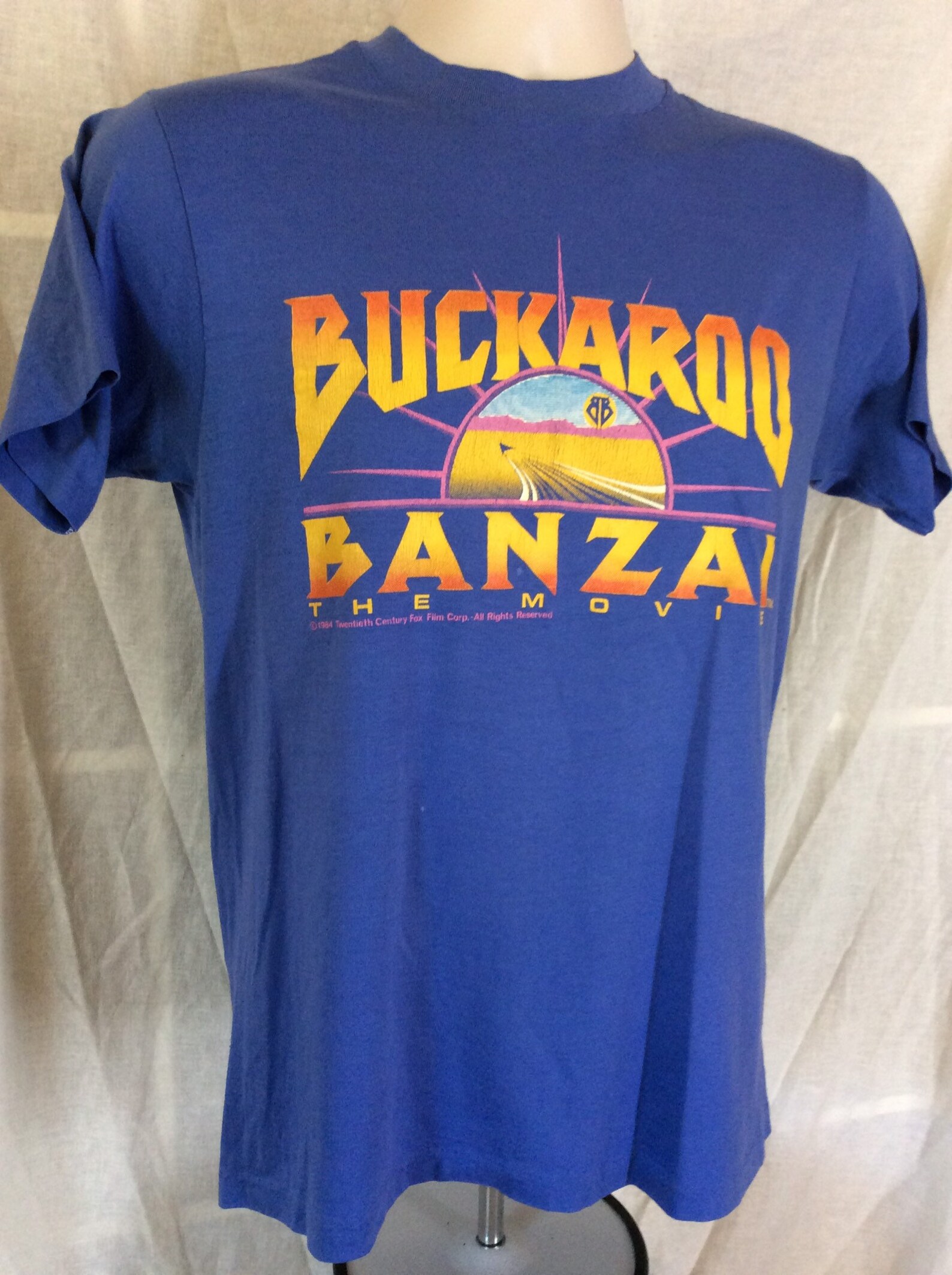 Vtg 1984 Buckaroo Banzai T-Shirt Blue S 80s Sci Fi Cult Movie - Etsy 日本