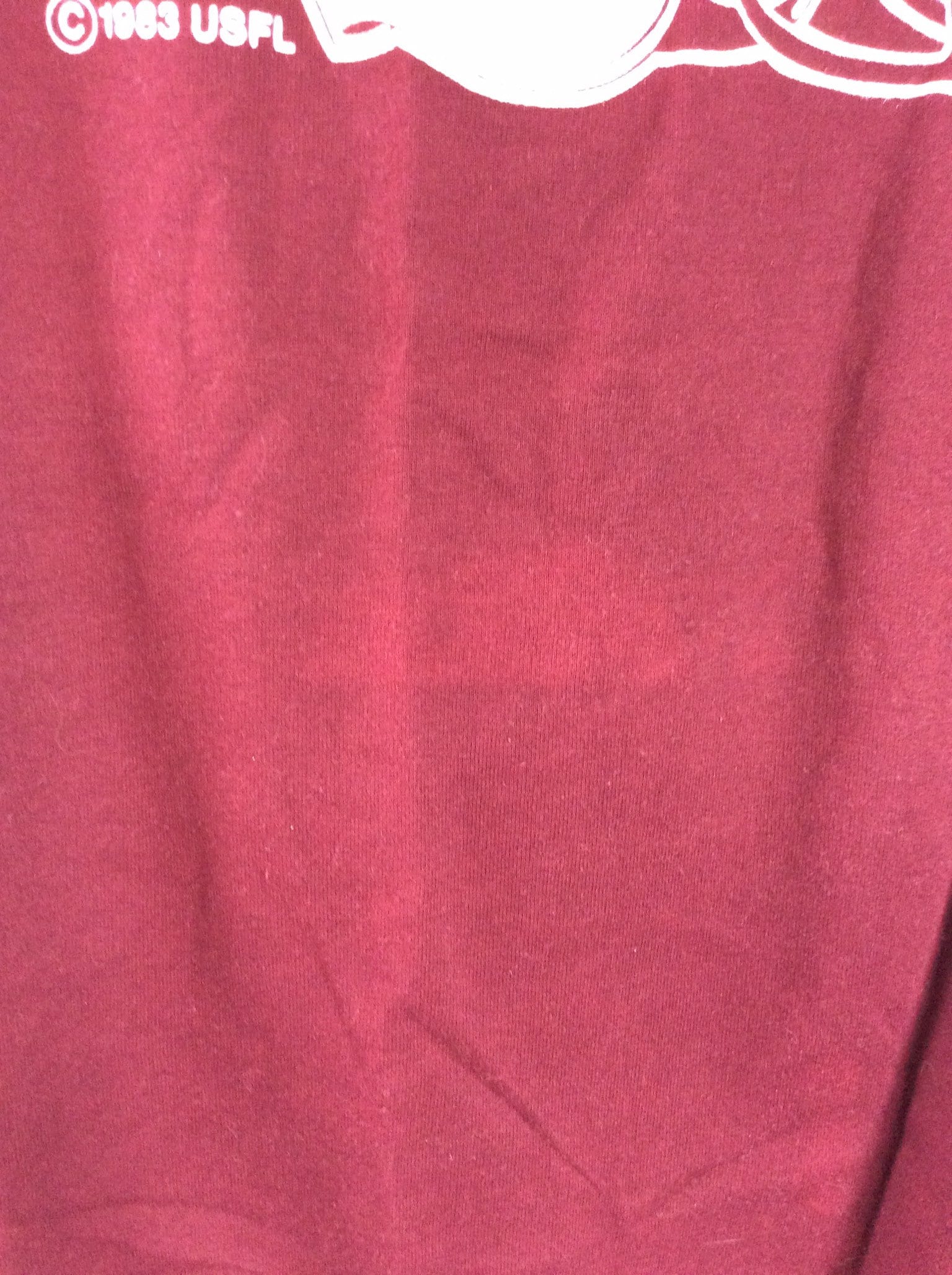 Vtg 1983 USFL Jacksonville Bulls T-shirt Maroon M 80s Football | Etsy