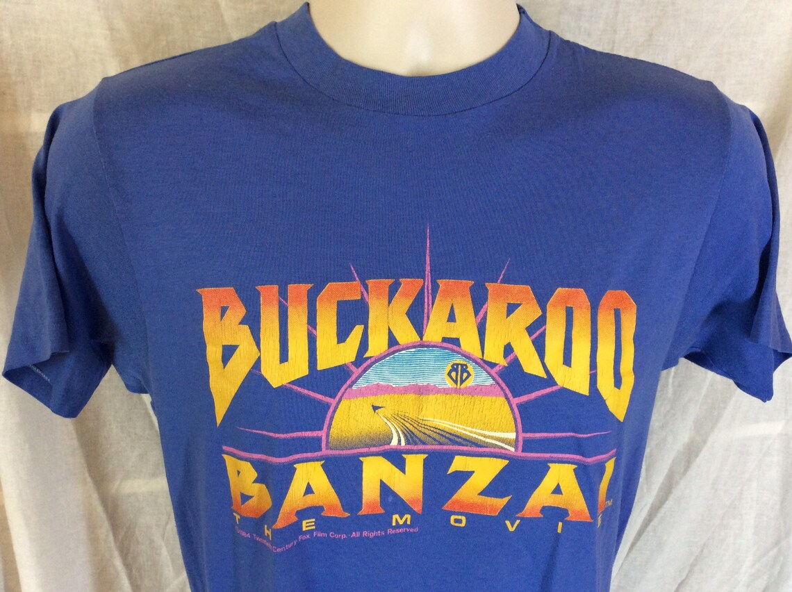 Vtg 1984 Buckaroo Banzai T-Shirt Blue S 80s Sci Fi Cult Movie - Etsy 日本