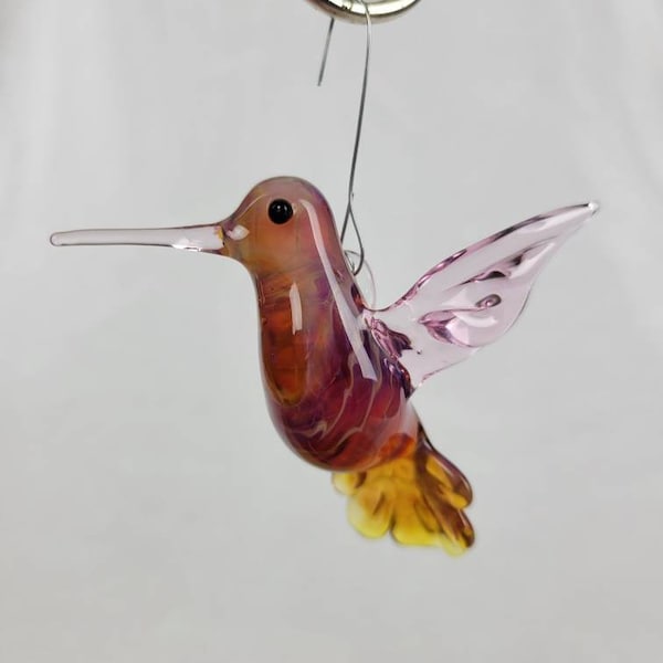 Glass Hummingbird - Etsy