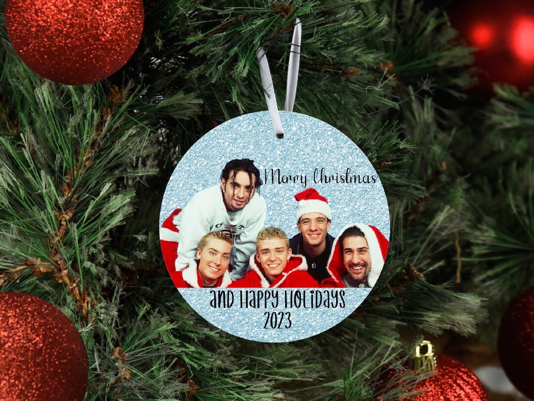 NSYNC Christmas Ornament Merry Christmas Happy Holidays - Etsy