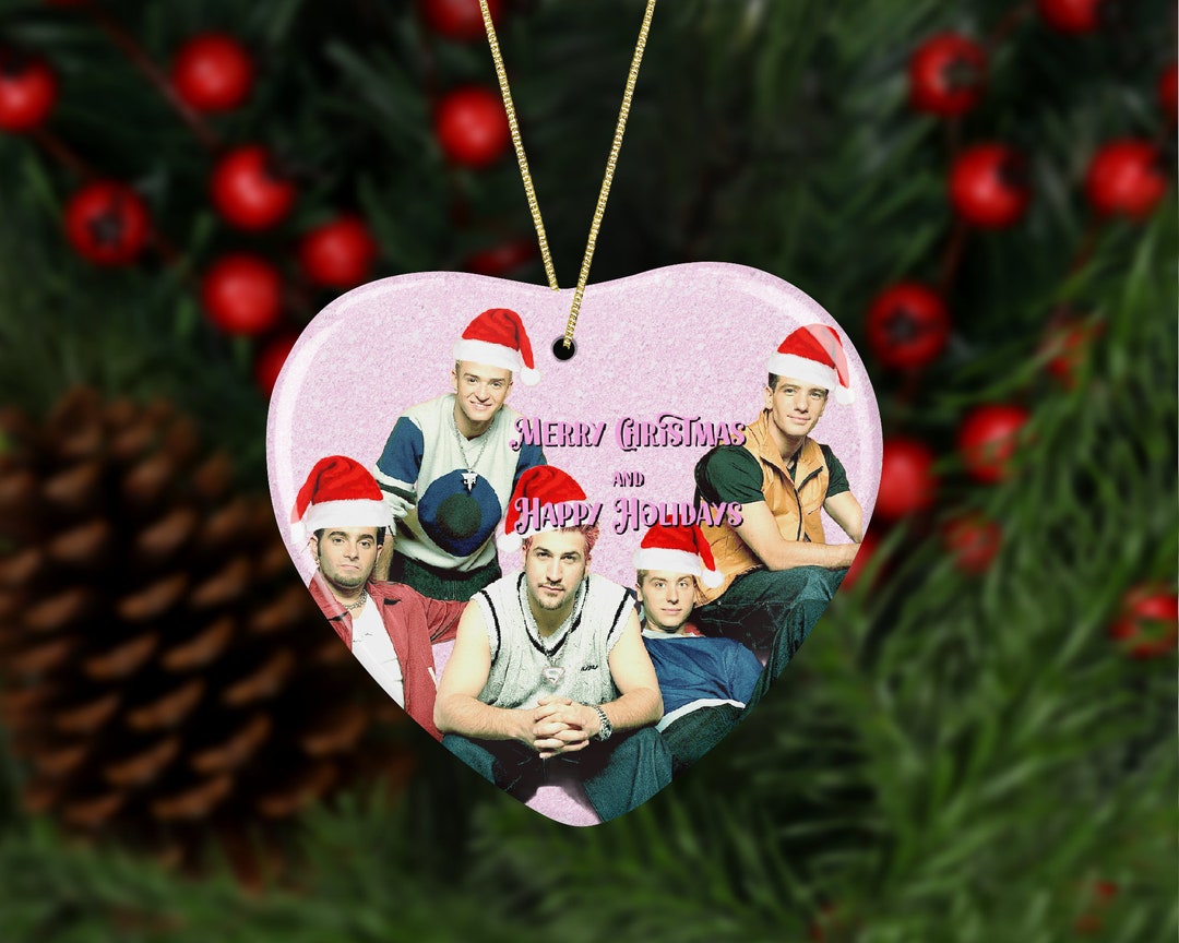 NSYNC Christmas Ornament, Merry Christmas Happy Holidays - Etsy