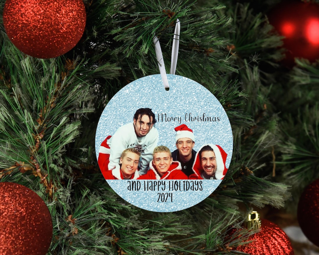 NSYNC Christmas Ornament, Merry Christmas Happy Holidays - Etsy