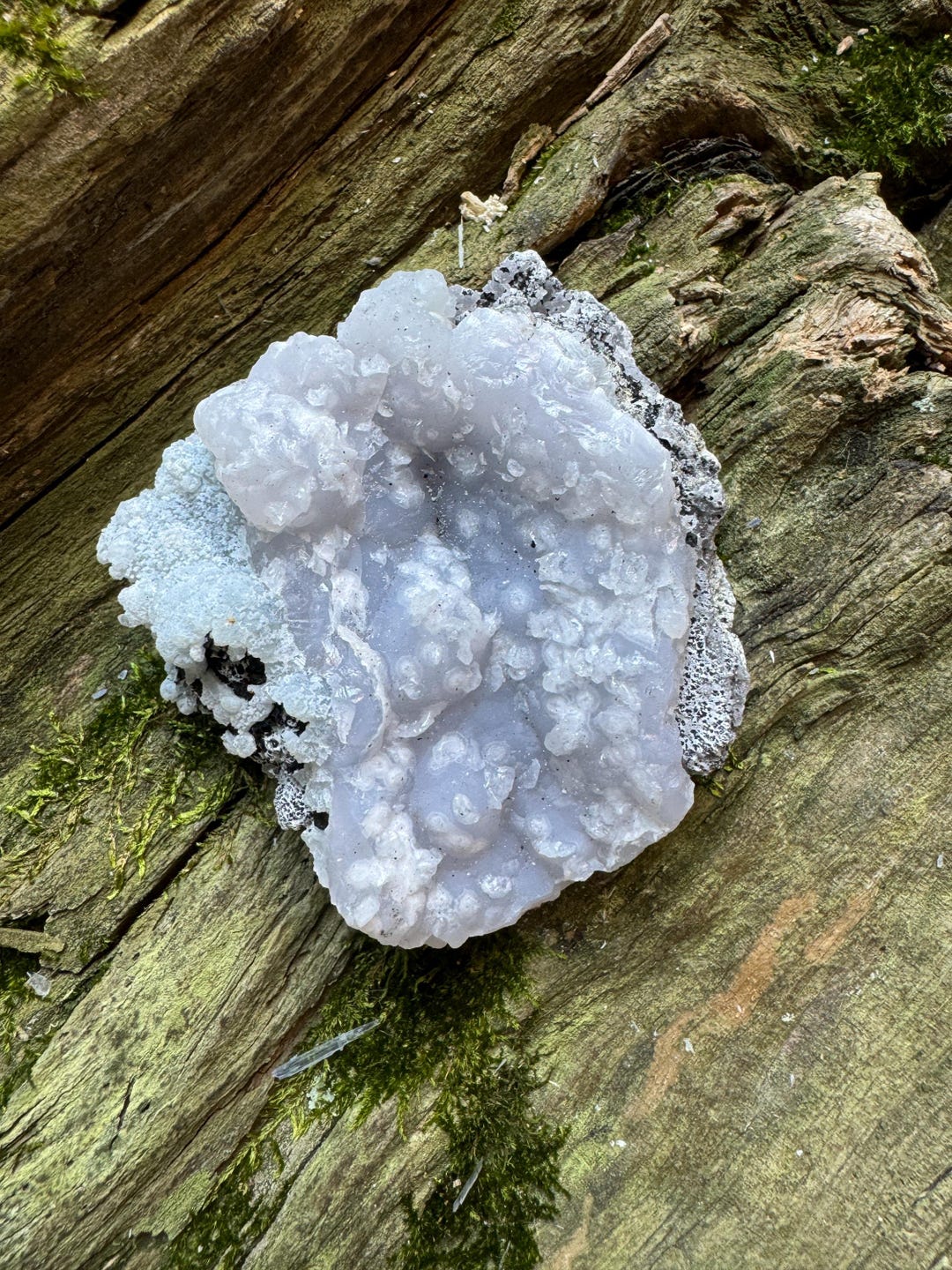 White Grey and Lavender Botryoidal Smithsonite Specimen 168g From Choix ...