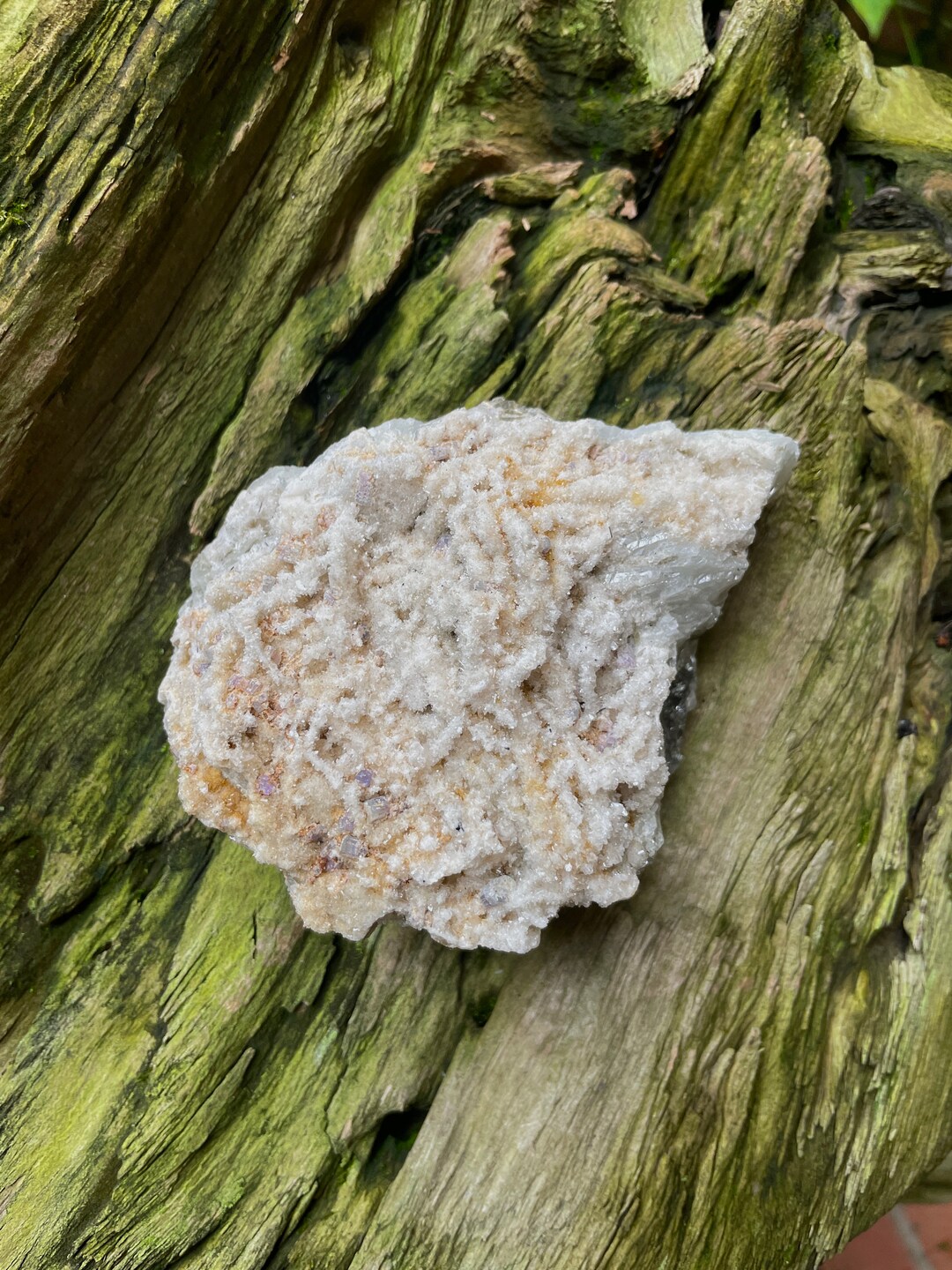 Albite Var Blue Cleavelandite With Druzy Quartz, Epidote and Purple ...