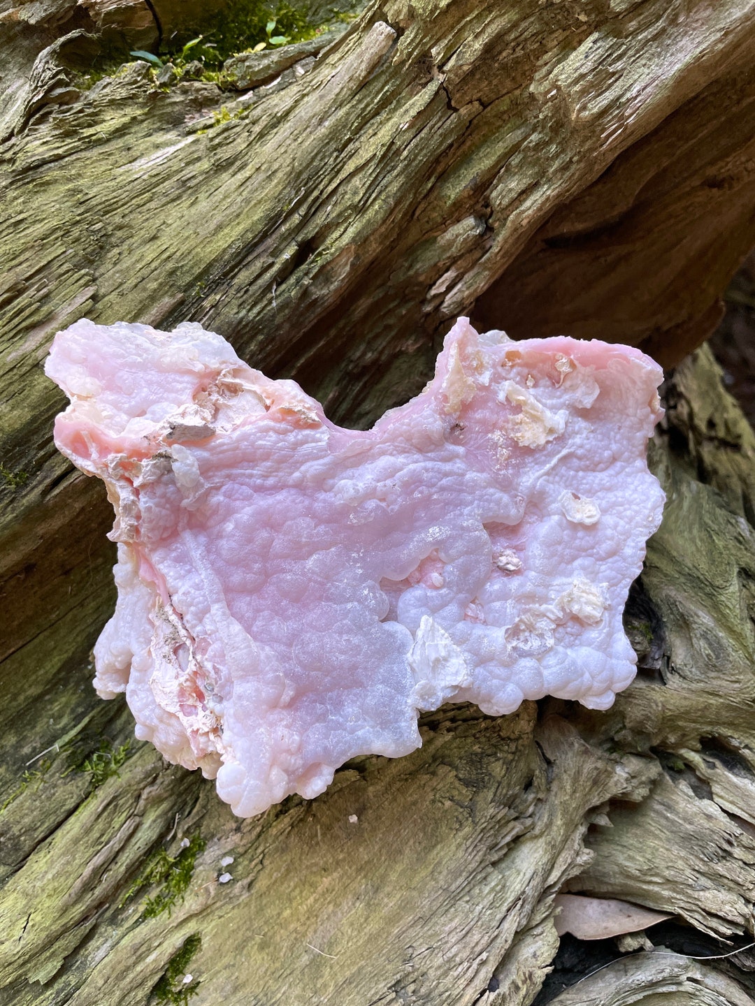 Rare Pink Botryoidal Opal Specimen: Natural Peruvian Crystal, 338g - Etsy