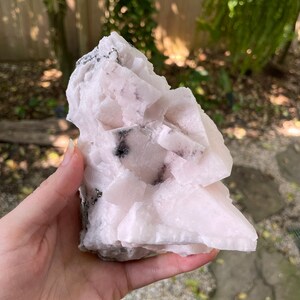 Mangano Calcite Specimen: Pale Pink Mineral Crystal From Peru (912g) - Etsy