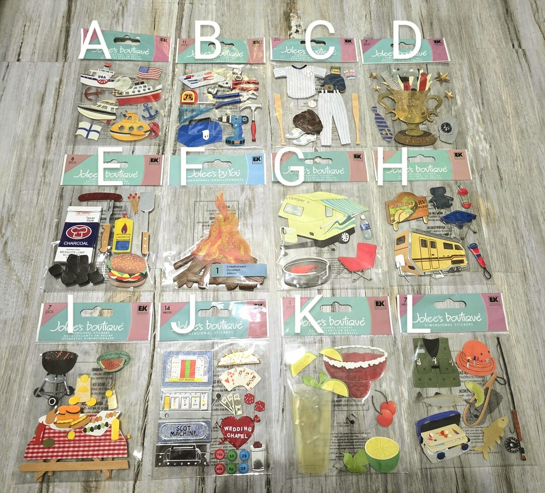 Rare Jolee's Boutique Scrapbook Stickers and Embellishments NIP - Etsy