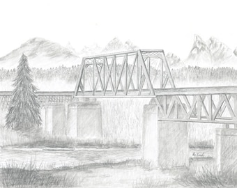 Train trestle | Etsy