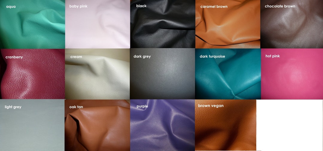 Color Samples - Leather Color Swatch - Etsy