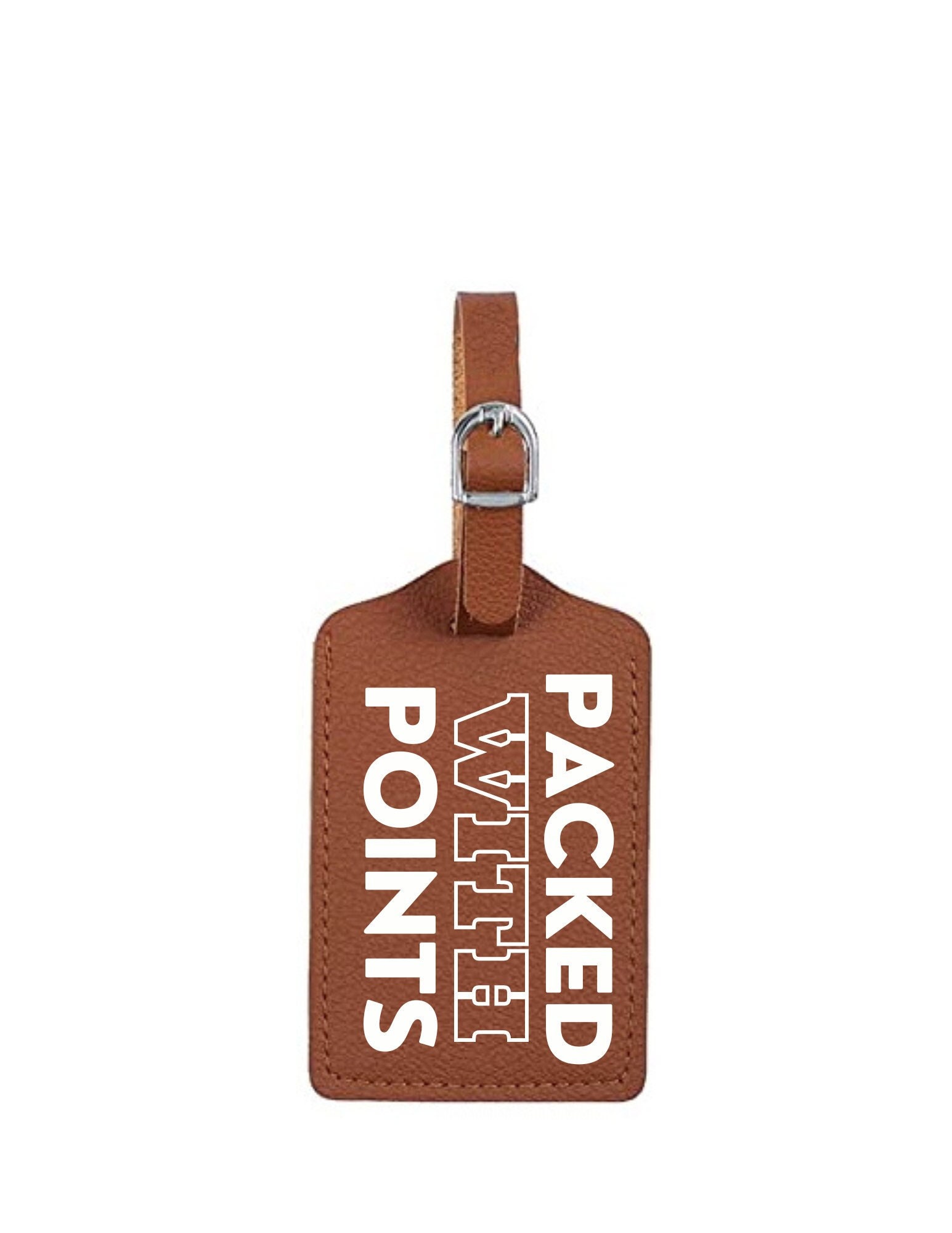 Packed With Points Luggage Tag - Etsy