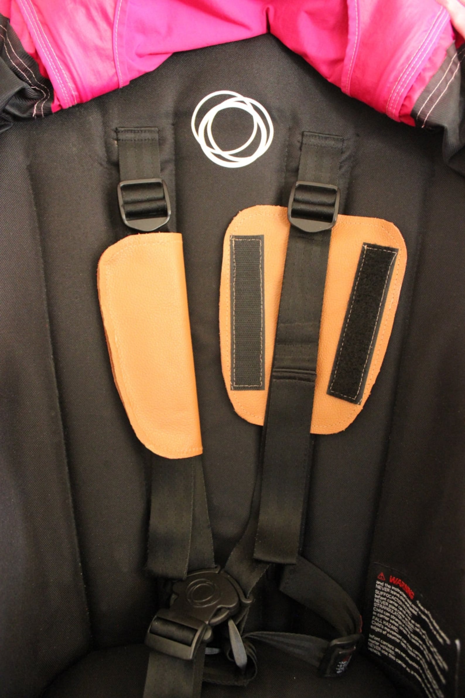 Leather Stroller Strap/harness Covers - Etsy