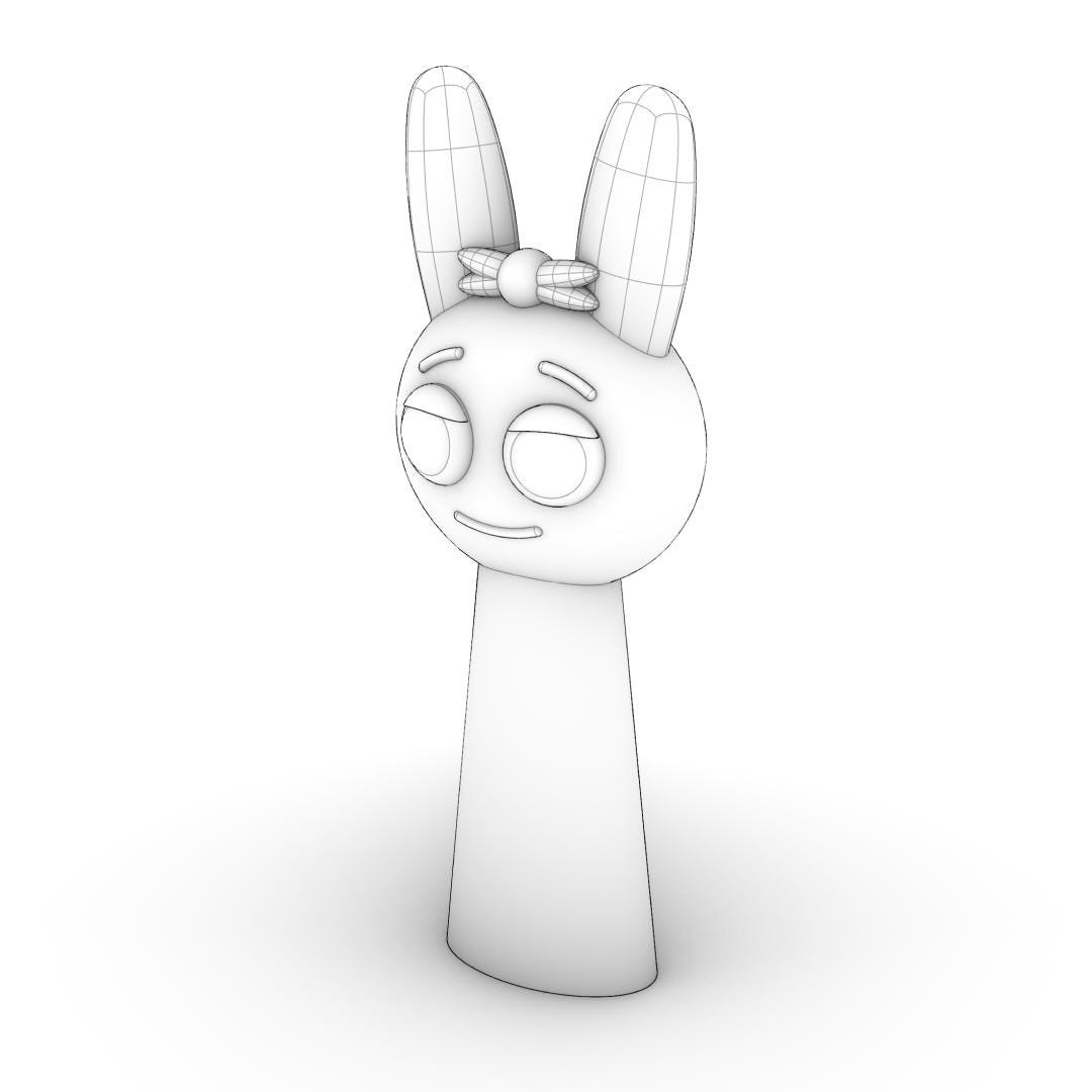 PINKI- Sprunki - 3D Printable File – Bring the Game to Life! - Etsy