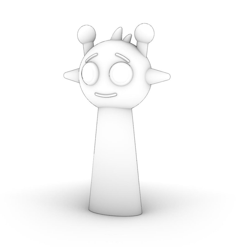SIMON- Sprunki - 3D Printable File – Bring the Game to Life! - Etsy