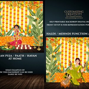 Sreemantham Decor as Seemantham Backdrop, Haldi Decoration as Indian ...