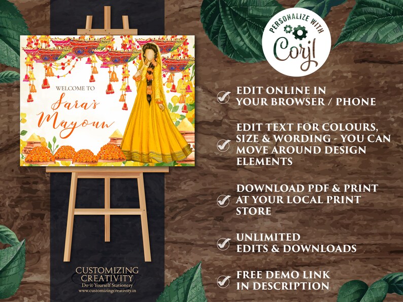 Mayoun Signs as Mayoun Decor Mayoun Welcome Signs as Haldi | Etsy