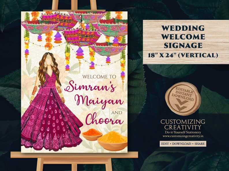 Maiyan Welcome Signs as Welcome Maiyaan Signs Maiyan Signs as - Etsy
