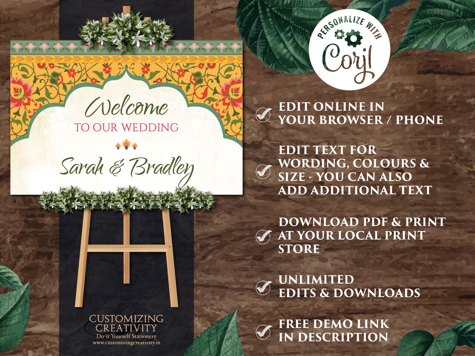 Nikkah Welcome Signs as Arabic Welcome Signage Arabic Wedding - Etsy