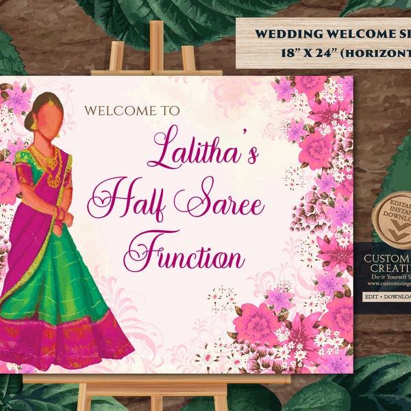 Saree Function Invitations - Etsy