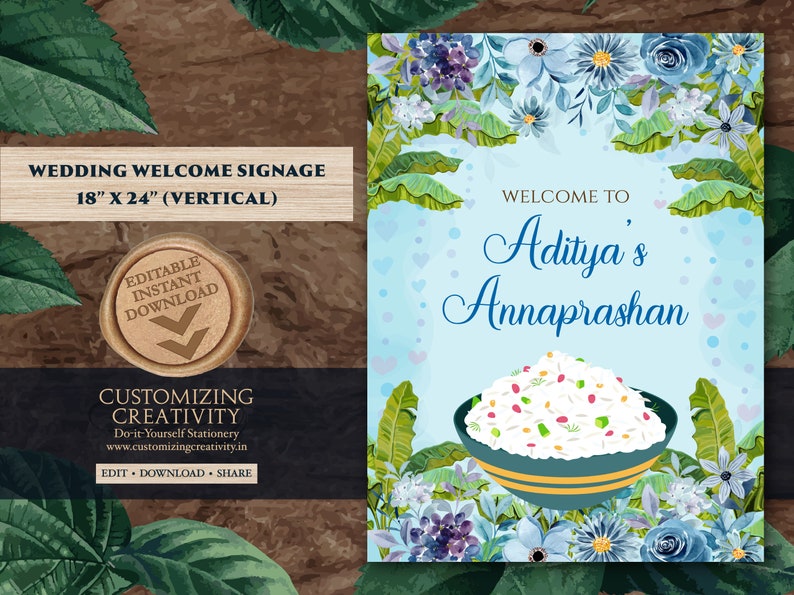 Rice Weaning Sign Annaprashan Sign Rice Ceremony Sign Cradle - Etsy