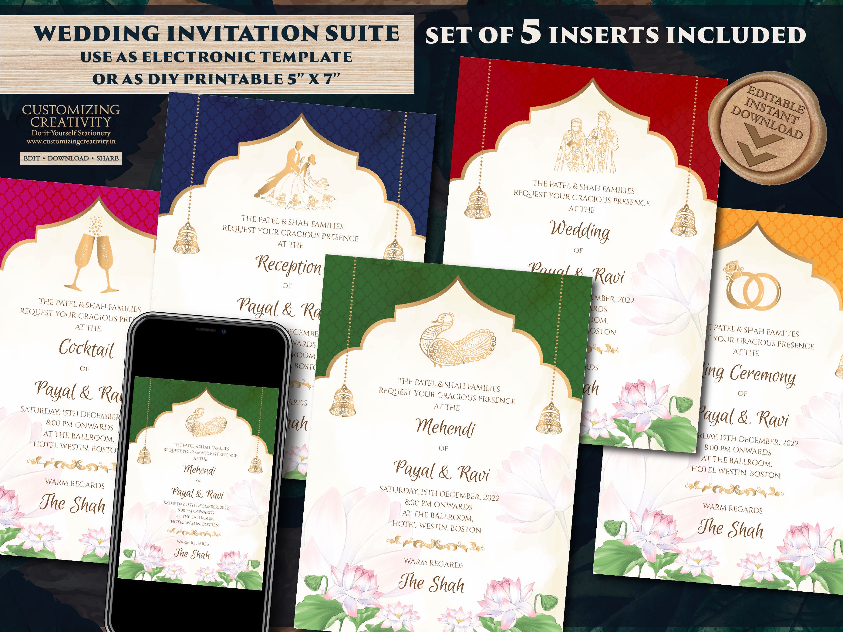 Indian Wedding Invitation Wording Samples