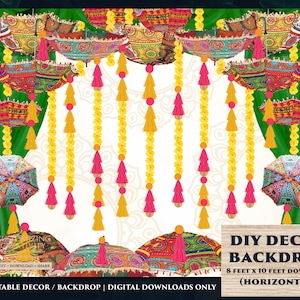 Dholki Decor & Umbrella Decor Mehndi Decoration, Mehndi Decor as Haldi ...