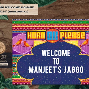 Jaggo Welcome Signs & Indian Jaggo Signs Jago Welcome Signs - Etsy