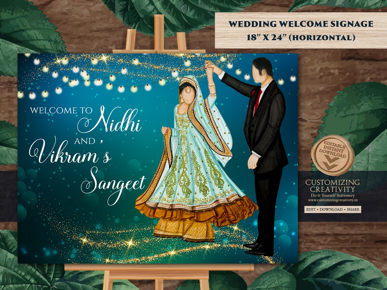 Sangeet Signages & Sangeet Poster Sangeet Decor as Sangeet - Etsy